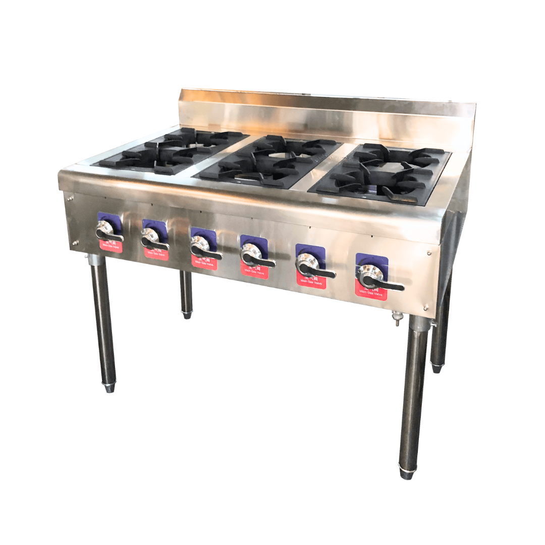 6 Open Burner With Stand (Jet Burner)